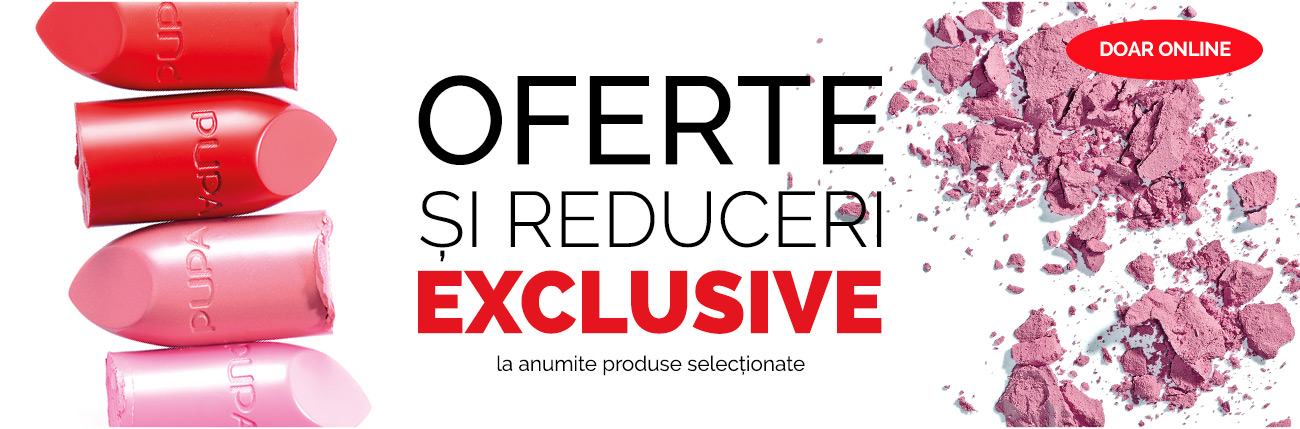 Promoții: produse reduse și oferte speciale - Pupa Milano